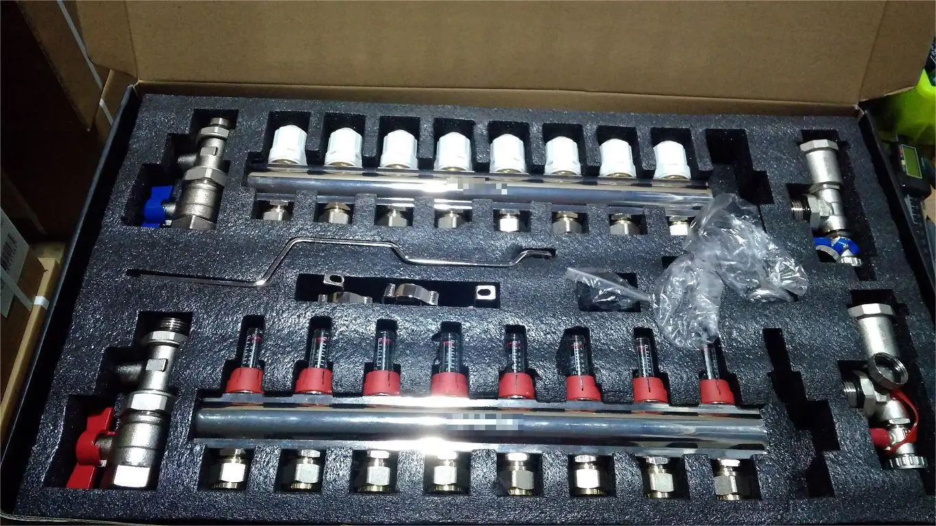 Hydronic Floor Heating System Brass Stainless Steel Water Underfloor ...