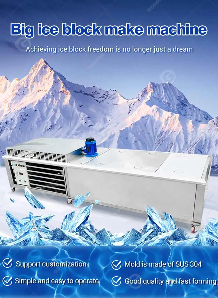 Commercial Solar Powered Ice Block Maker - 1 Ton Capacity