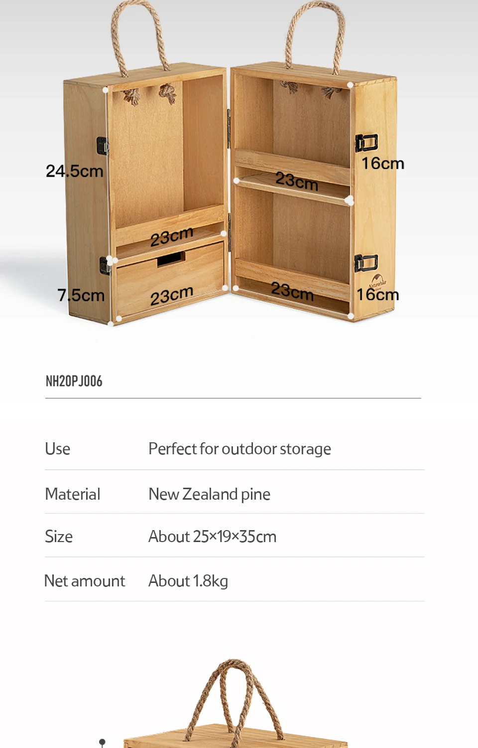 Naturehike Outdoor Camping Kitchen Supplies - Spice Rack