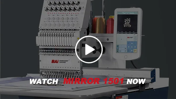 Bai Automatic High Quality 1 Head Embroidery Machine With Professional ...