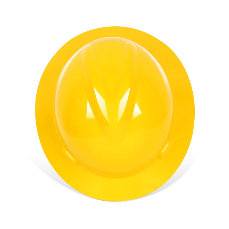 HDPE Engineering Safety Helmet Custom Printed Wide Brim Hard Hats ...