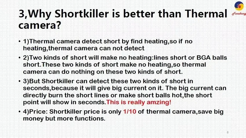 Fonekong Motherboard Circuit Fault Short Killer for Mobile Repair