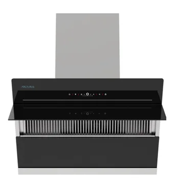 Slanted Stainless Steel Wall Mounted Kitchen Range Hood - Buy 60cm/75cm ...