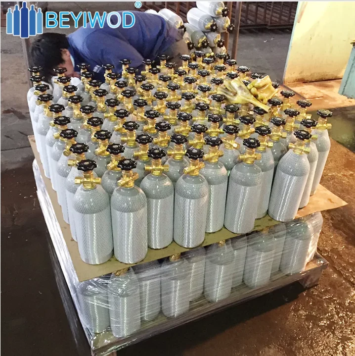 2.5lb 5lb 10lb 20lb,5kg 10kg 7.4l 15l Iso7866 Dot3al Aluminum Beverage ...