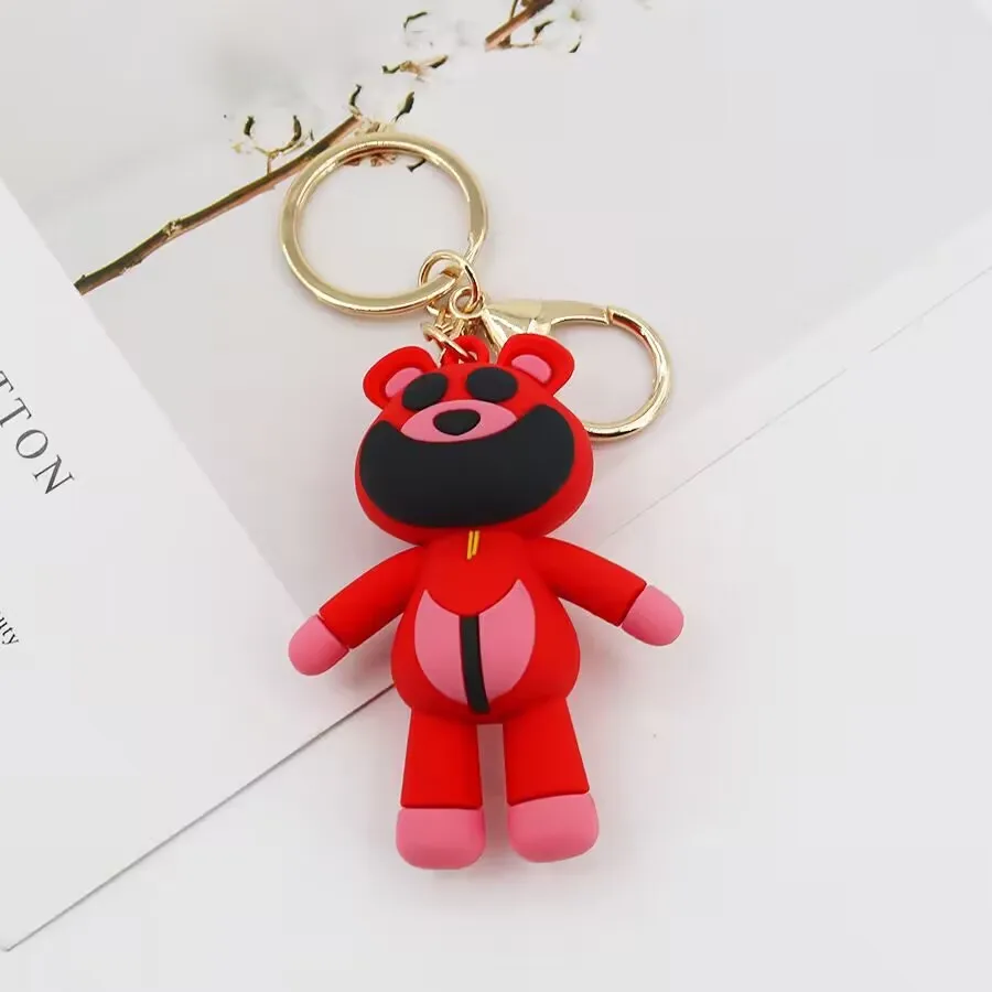 Ruunjoy Newest Smiling Critters Terrifying Smiling Animal Keychain Pvc ...