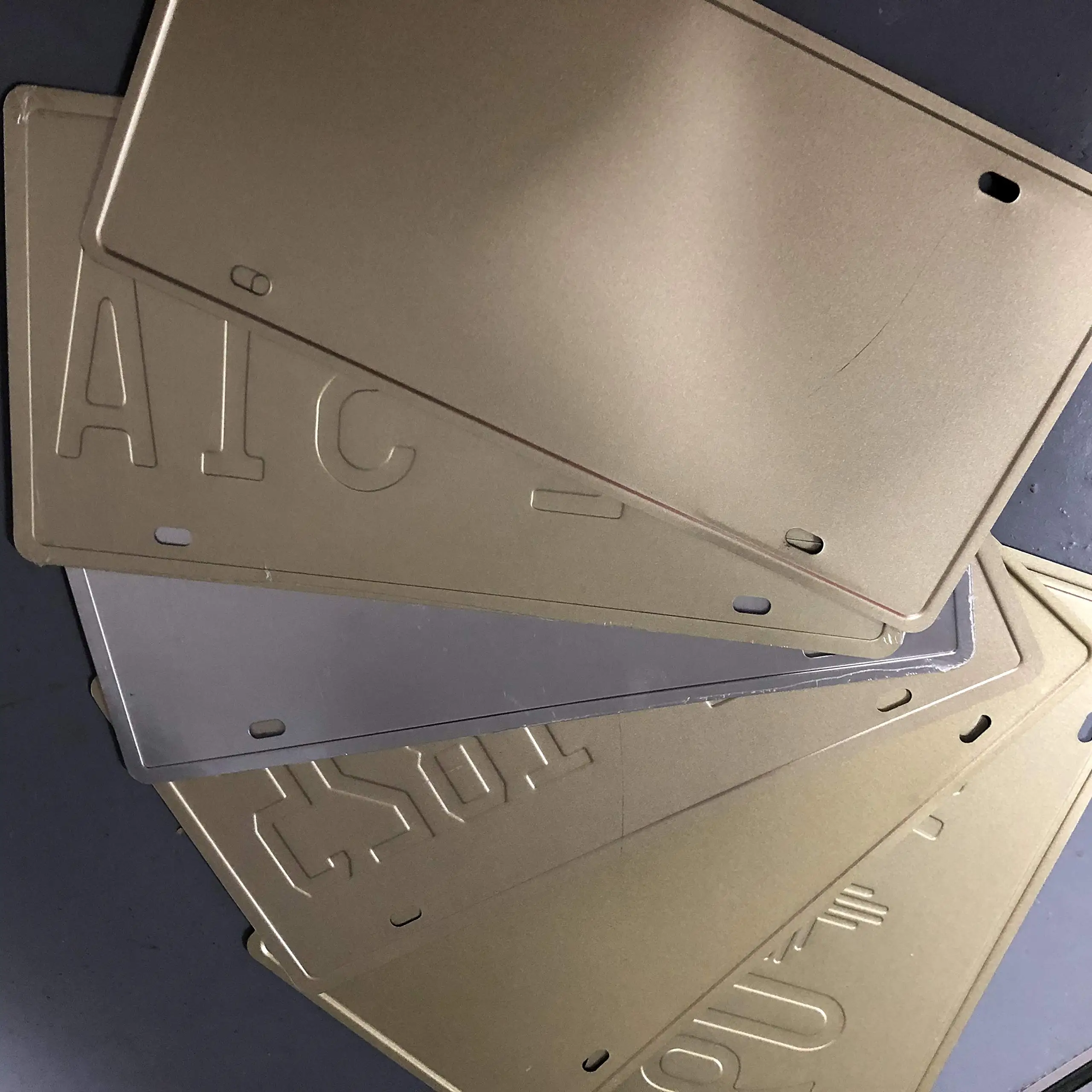 Customized Tractors Number Plate Design - Reflective Film