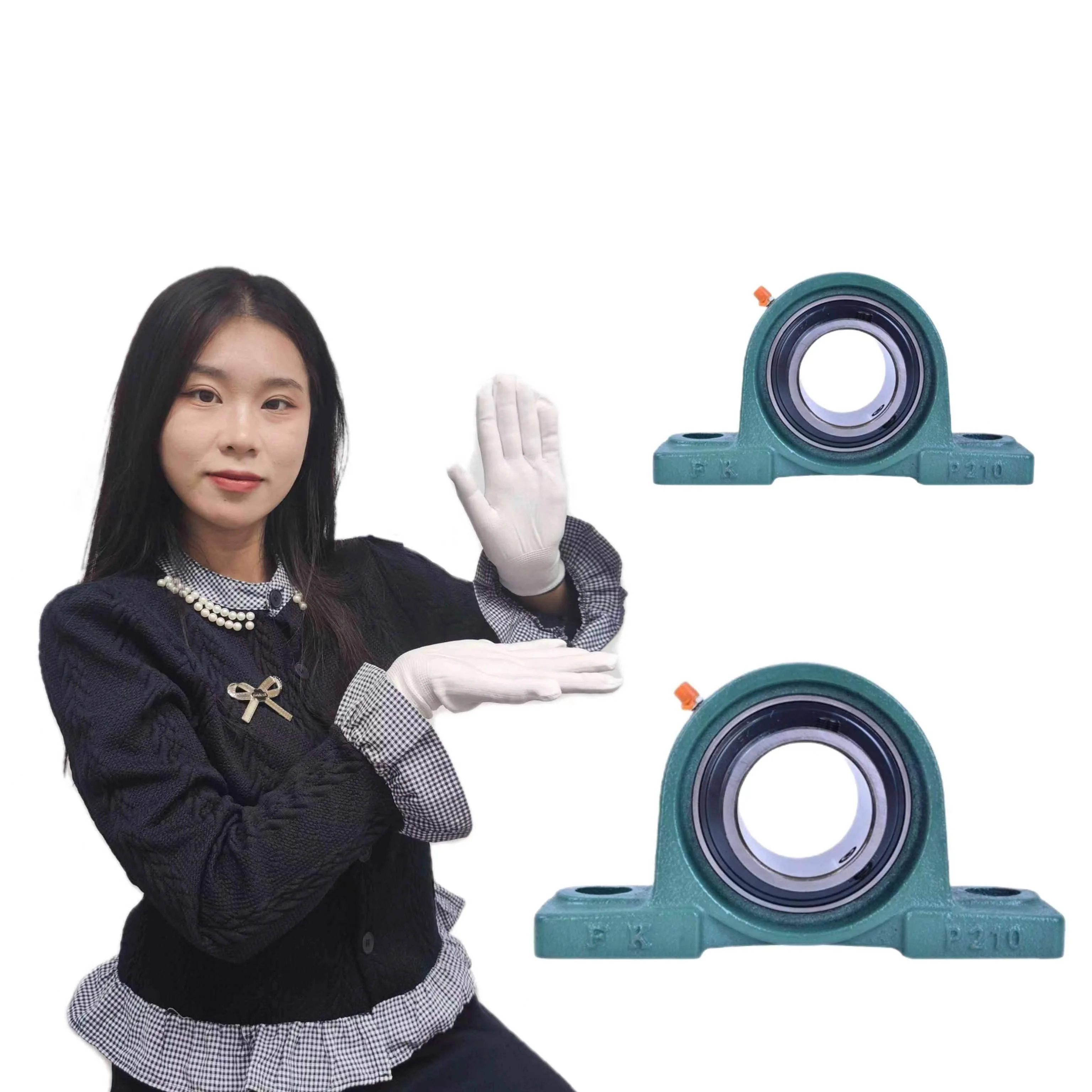 Iron Cast Ucp212 Housing Pillow Block Bearing Outer Spherical Seat ...