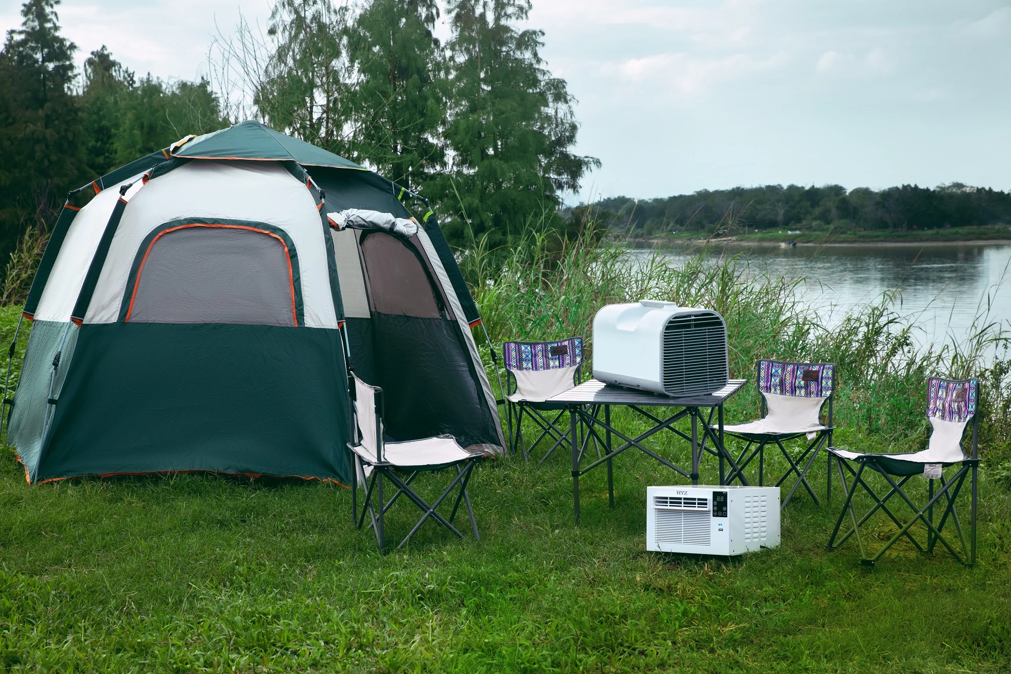 3000BTU Mosquito Net Air Conditioner Tent for Outdoor Cooling