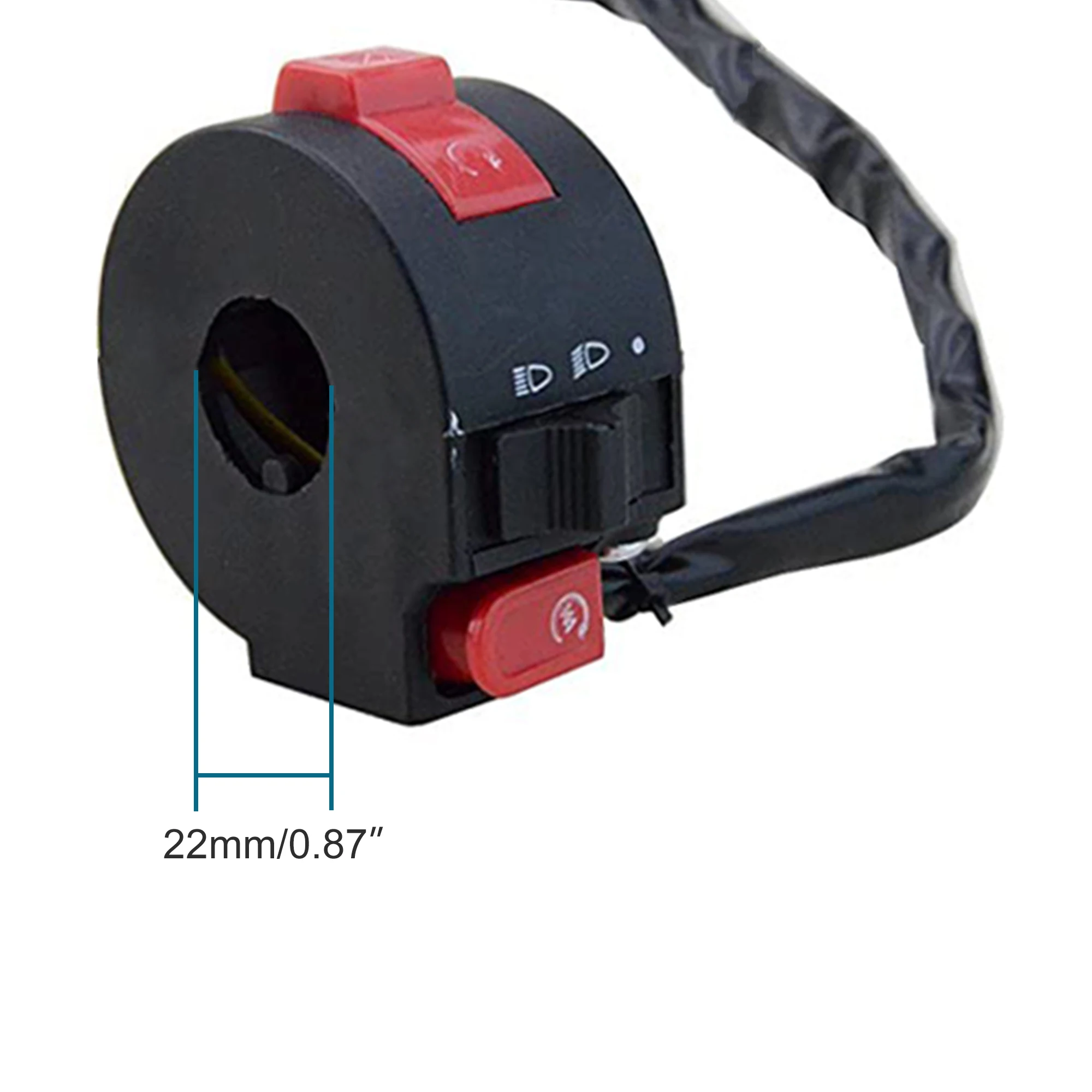 Goofit Left Light Speaker Switch Assy Replacement For 50cc 70cc 90cc ...