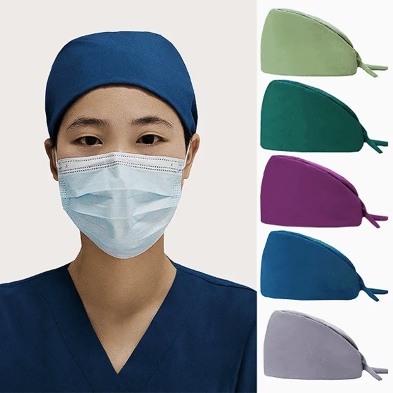 Quick-Drying Elastic Dental Nurse Cap Sweat-Absorbing Adjustable ...