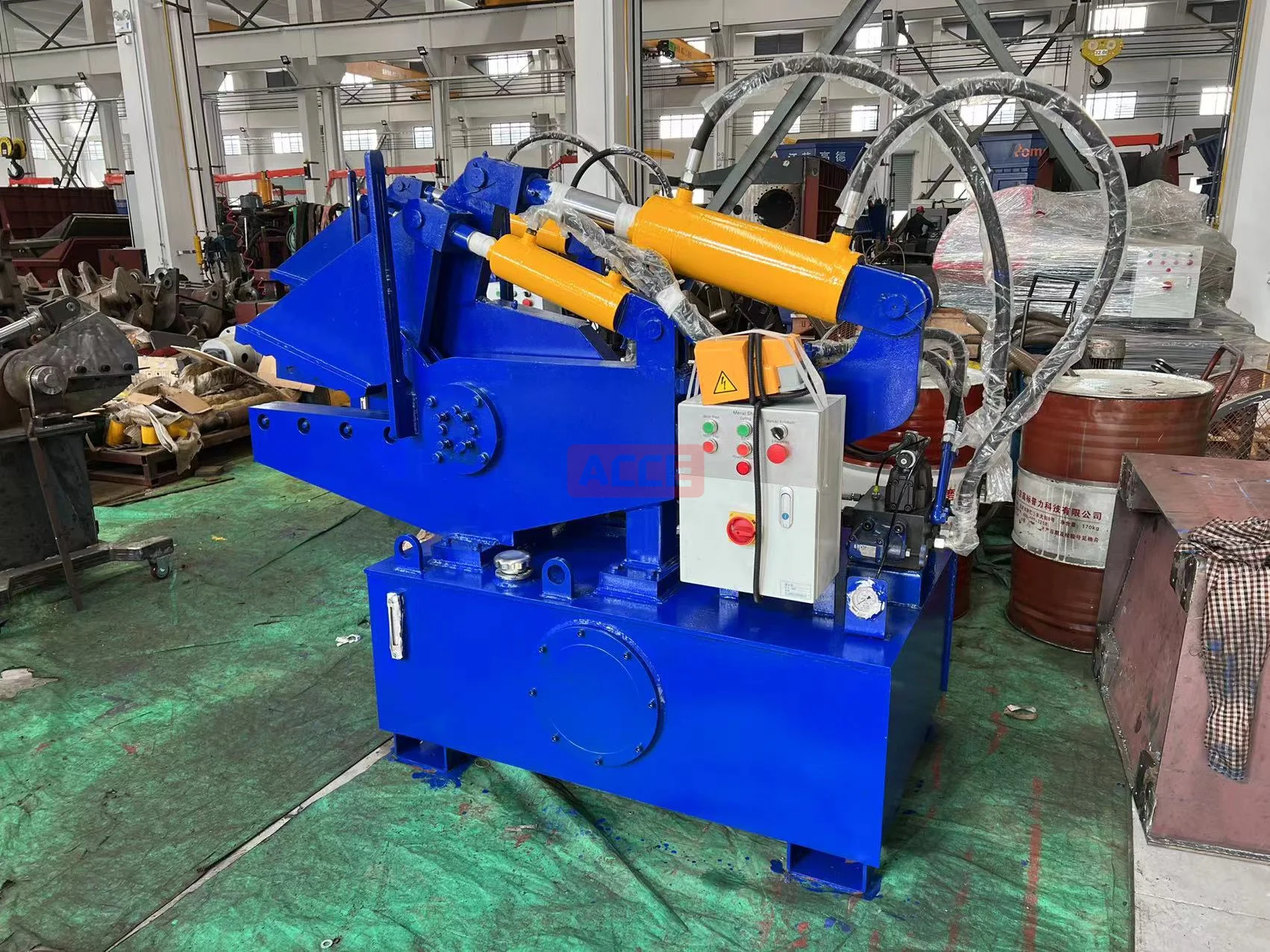 Alligator Metal Cutting Shearing Machine - 3kw Hydraulic