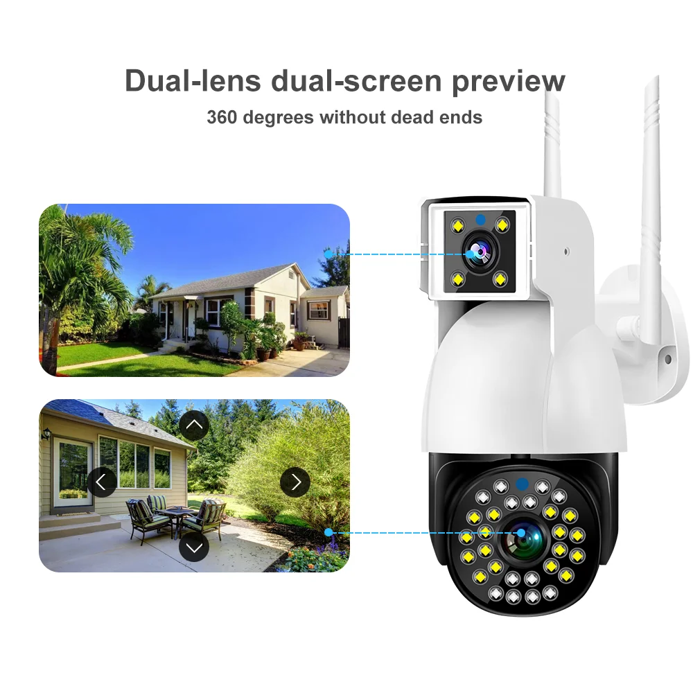 Outdoor Smart Dome CCTV Security Camera Pan Tilt Zoom (PTZ) 30 Meter ...