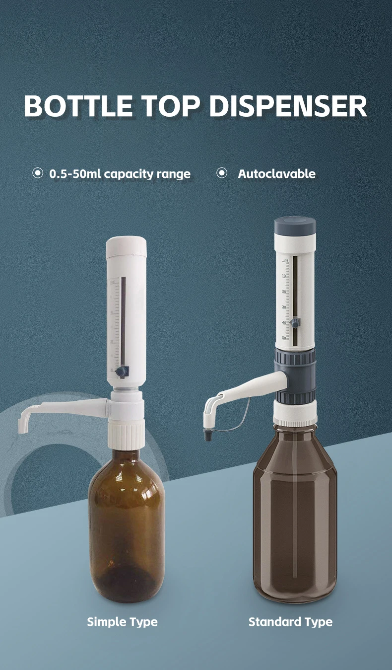 Lab 0.5-5ml 1-10ml 2.5-25ml 5-50ml Dispensmate Digital Laboratory ...