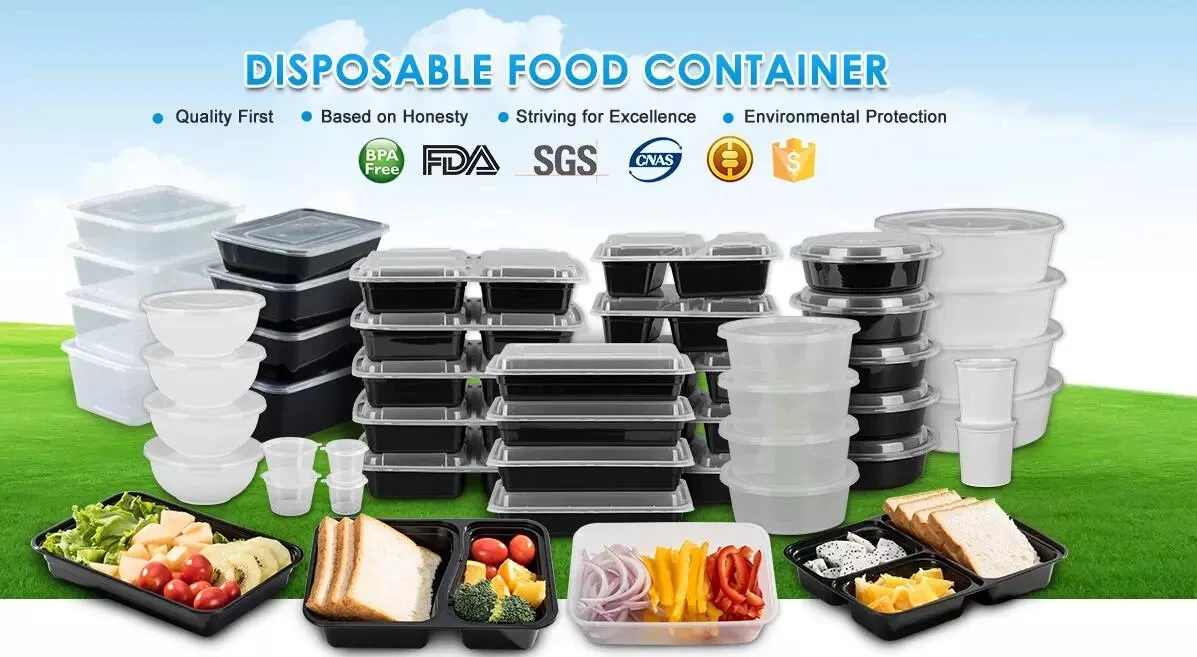 Hot Selling 5 Compartment Takeaway Pp New Material Odorless Insulated ...