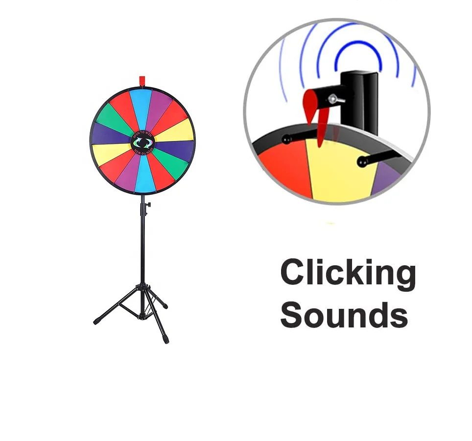 Wheel of Fortune Wheel Spinner - Standing Spinning Prize Wheel