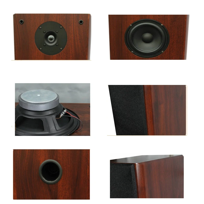 200W 8 Inch Passive Bookshelf Speakers for High Fidelity Home Audio ...