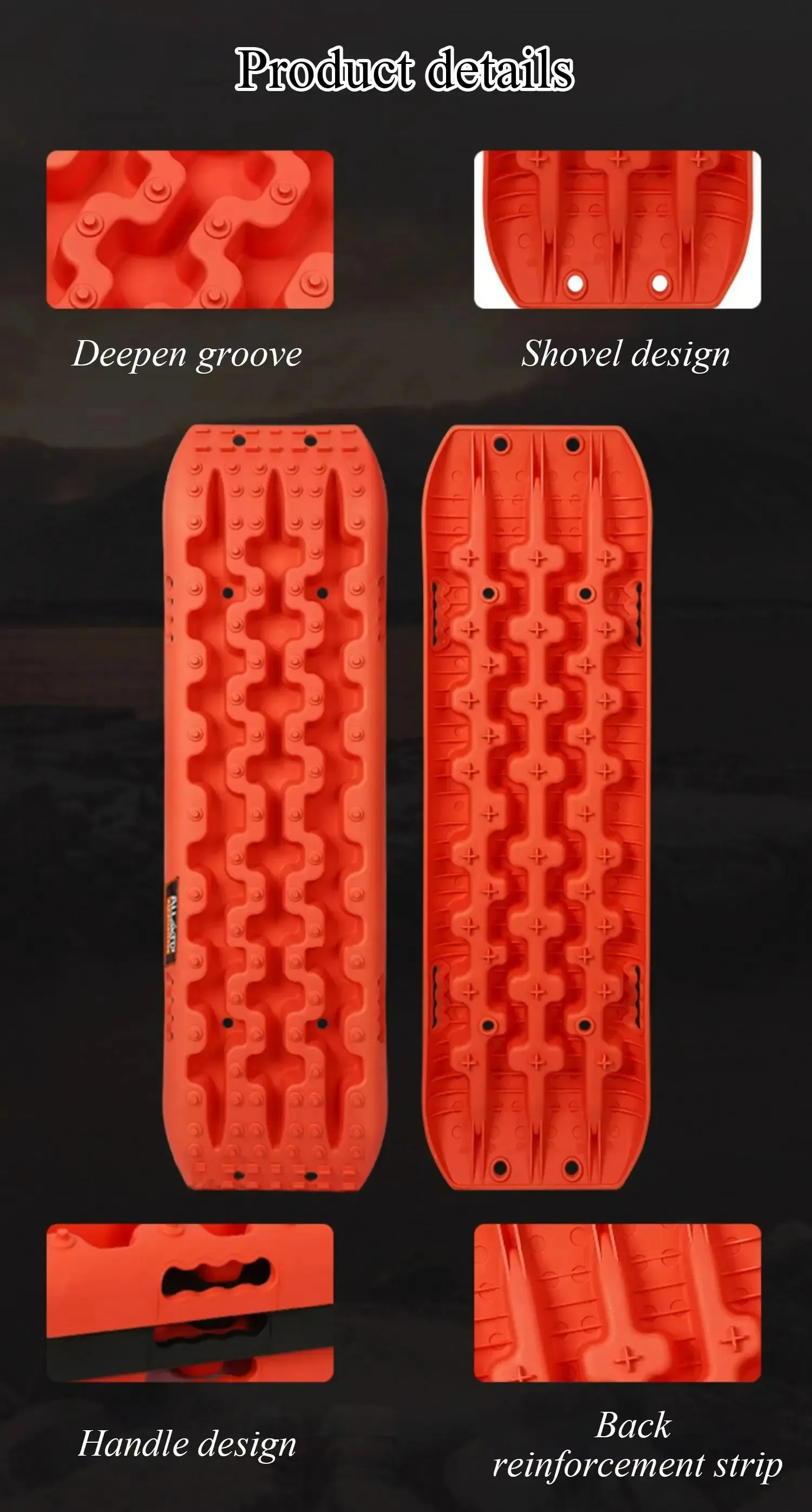4x4 Offroad Mud Sand Snow Recovery Traction Rescue Sand Track 4wd ...