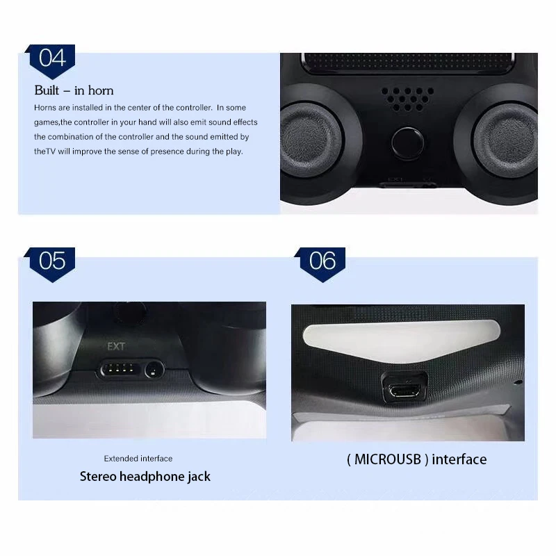 Wireless Plc Controller Bt Video Vibration Gamepad Joysticks For ...