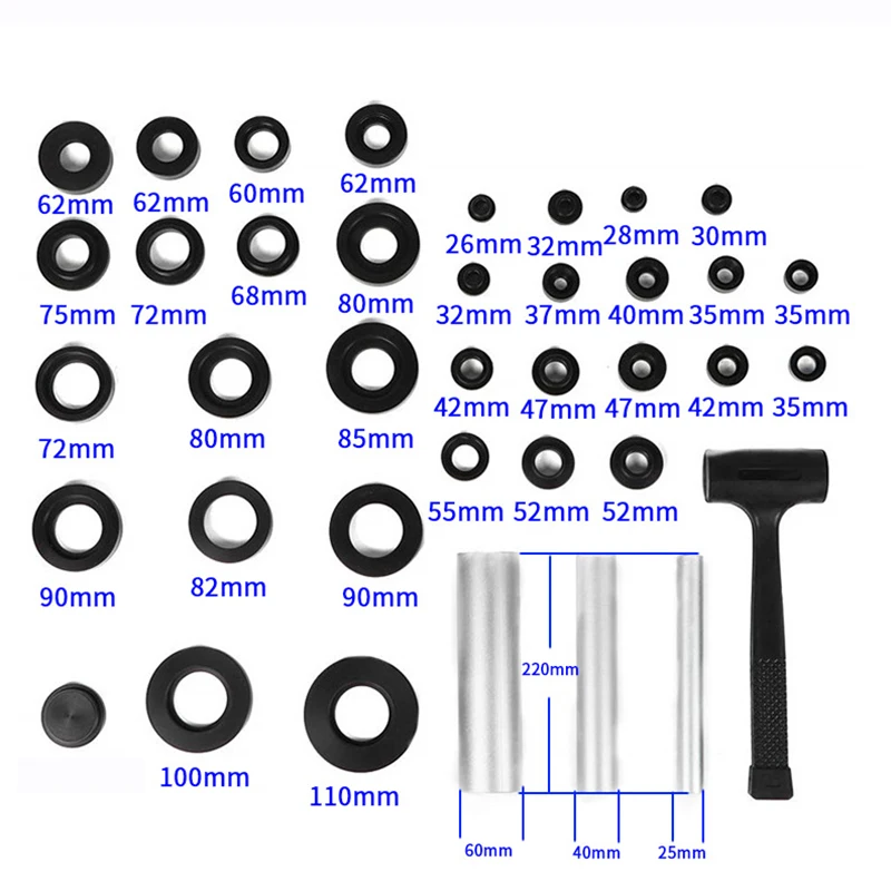 37pc Universal Bearing & Oil Seal Tool Kit Bearing And Seal ...