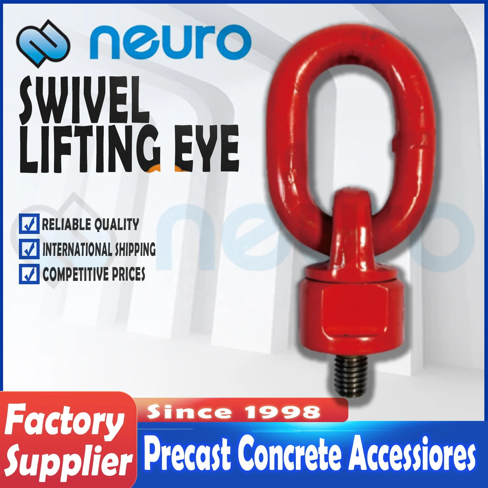 Certified Rigging Hardware - G80 360 Degree Swivel Eye Bolt