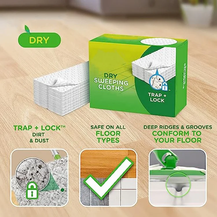 Dry Sweeping Cloths - Sustainable Floor Cleaning Solutions