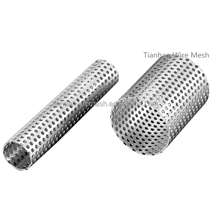 Stainless Steel Perforated Cylinder Filter Tube for Air, Water, and Oil ...