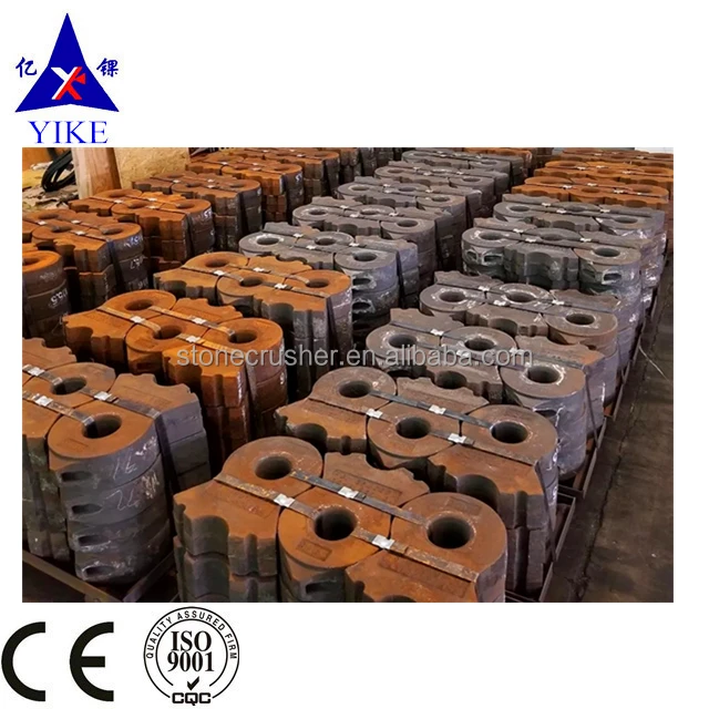 Plfc High Manganese Steel Hammer Head & Impact Plate For Mining Oem