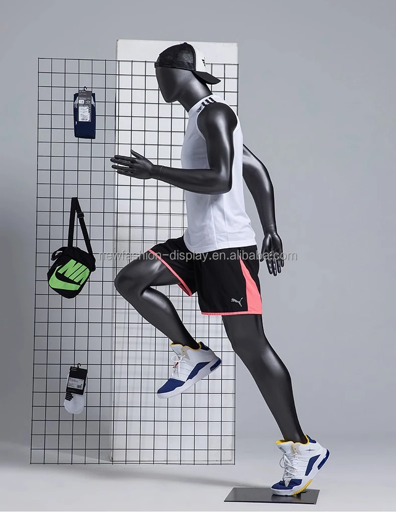 Sporting Basketball Muscles Male Mannequin Black Full Body Male Female ...