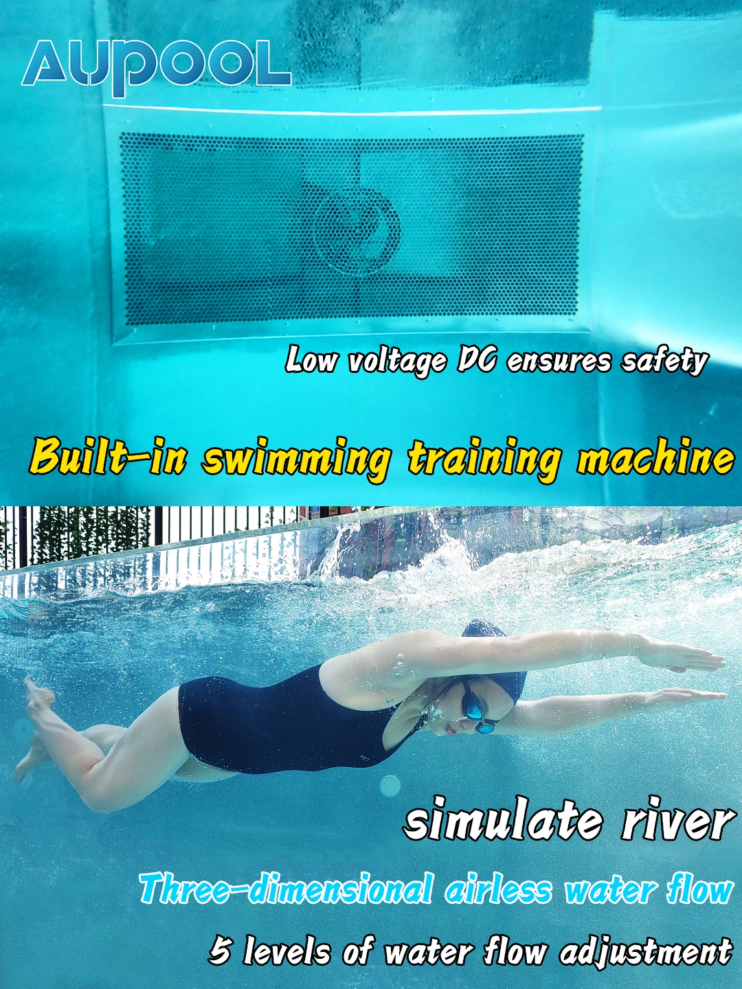 Endless Pool Shipping Container Swimming Pool Spa Piscinas Stainless ...