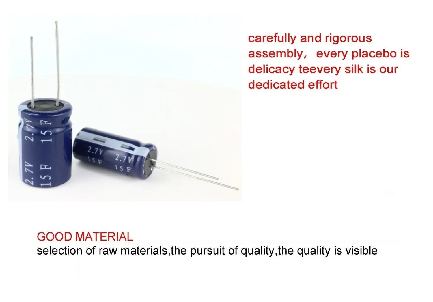 YKY 2.7V15F Graphene Supercapacitor - Fast Charge & Long Life