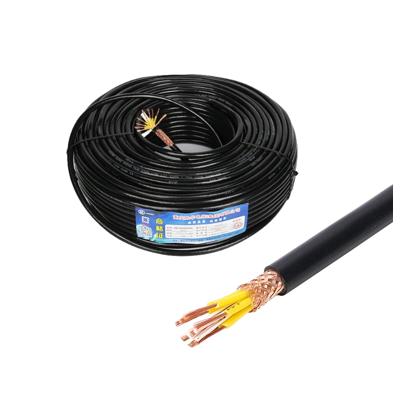 Shielded Cable Towline Wire RVVP 8 Core 0.75mm High Flexible Drag Chain ...