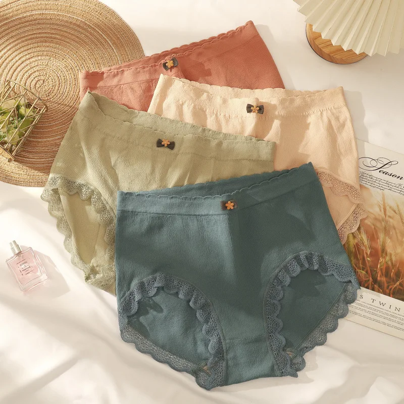 Zhenshangmei Women's Cotton Underwear High Waisted Full Coverage Ladies ...