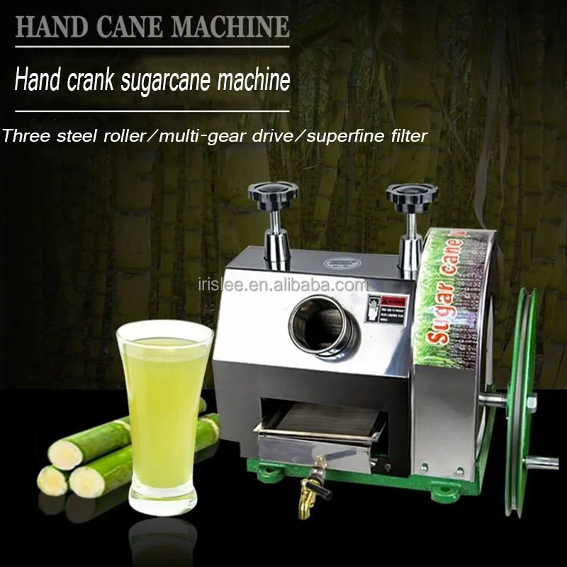 Stainless Steel Commercial Sugar Cane Extractor Squeezer Sugarcane ...