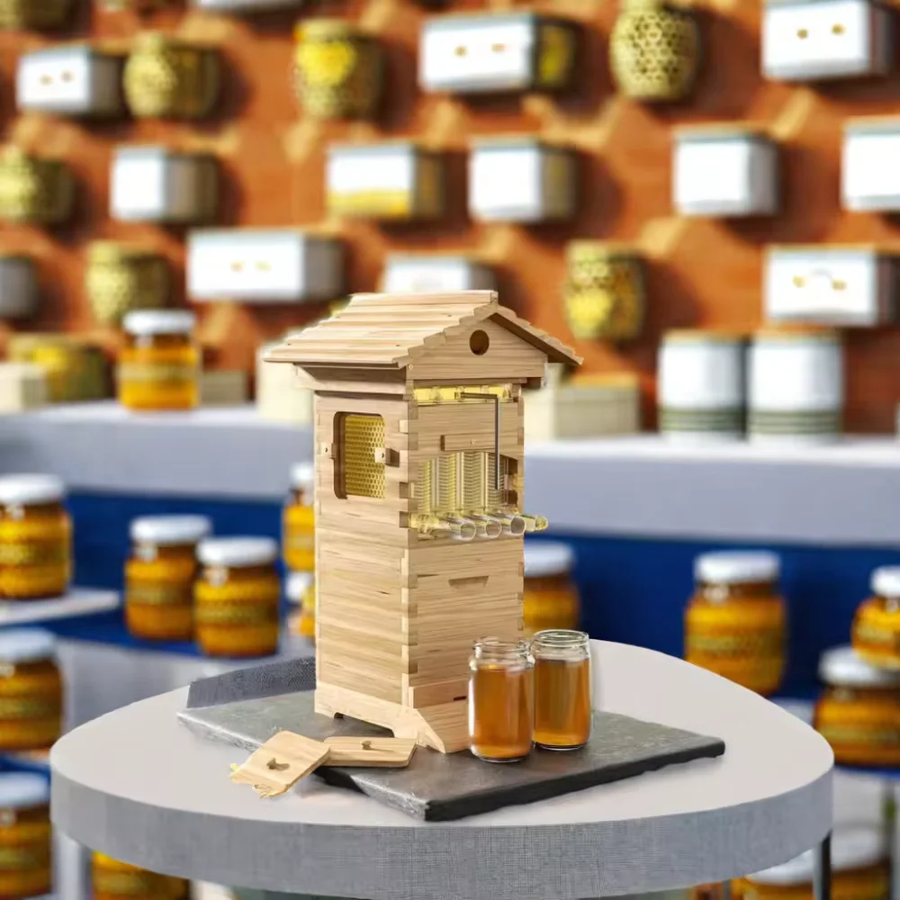 Auto Flows Beehive - Automatic Wooden Bee Hive House