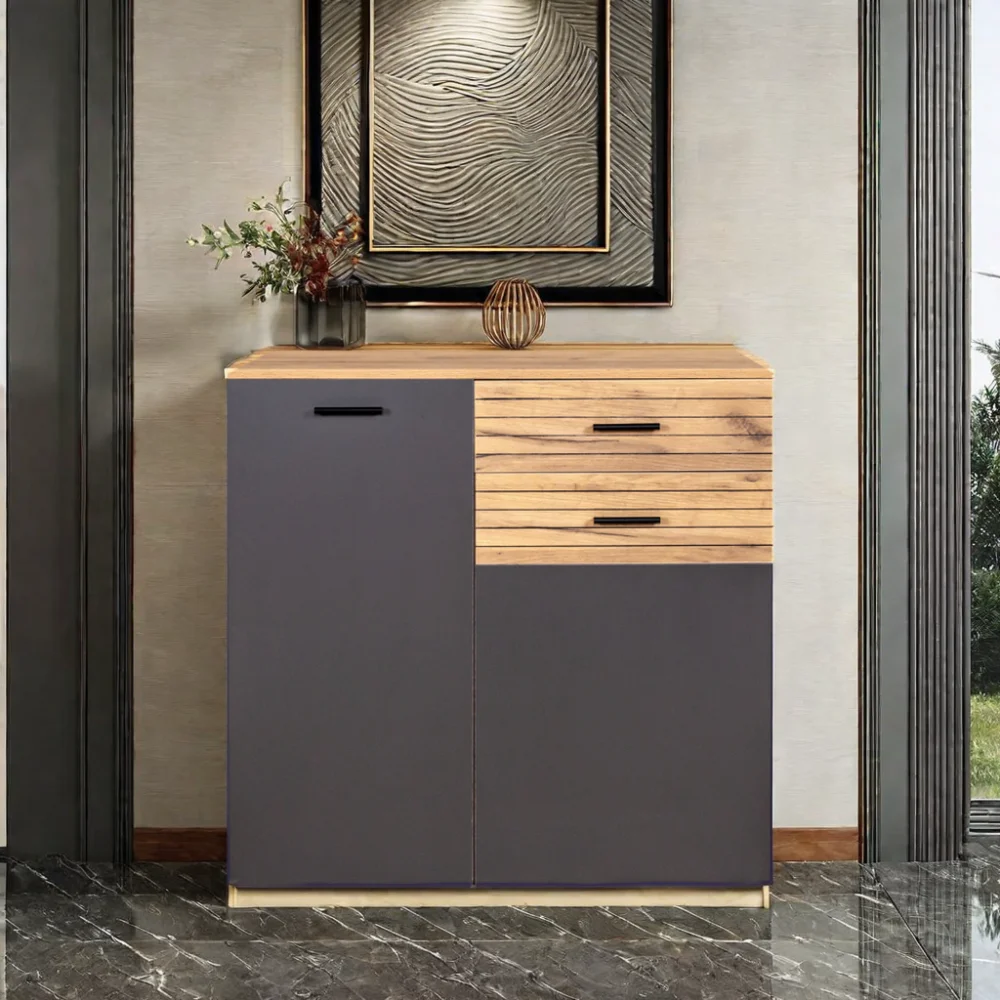 wooden modern storage cabinets entryway cabinet side table home ...