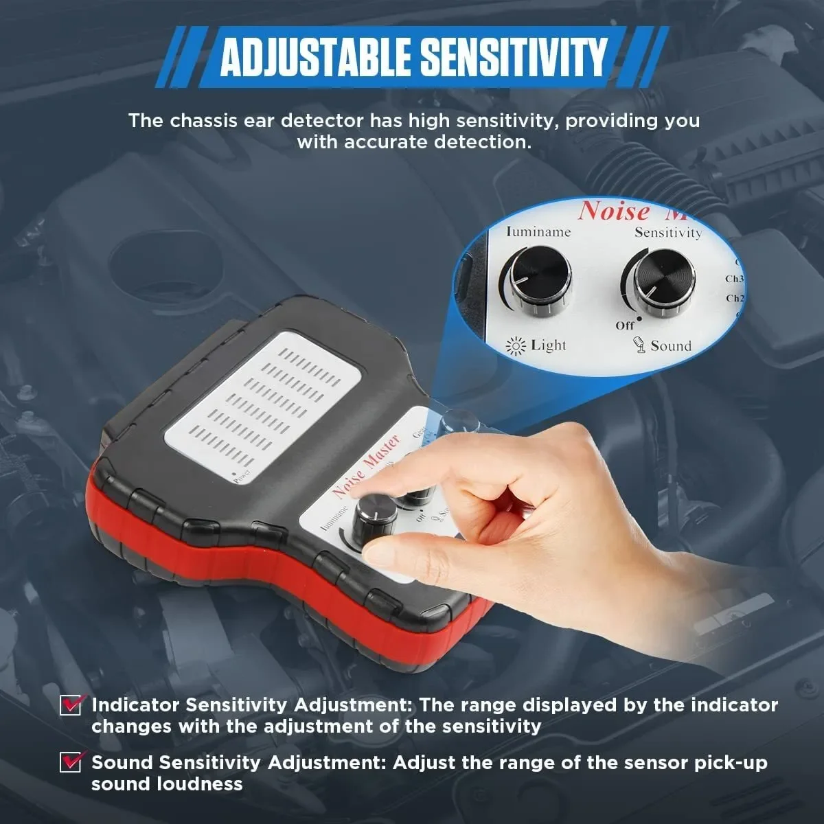 Chassis System Ears Electronic Stethoscope Diagnostic Kit 6-Channel ...