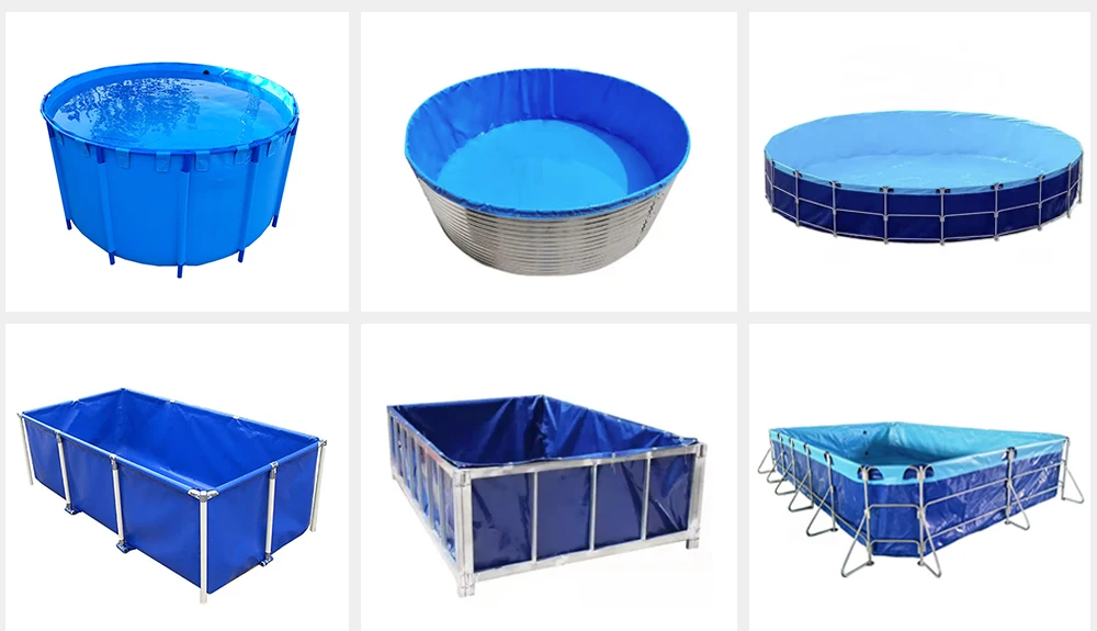3000 Liters PVC Tarpaulin Fish Pond - Durable & Customizable