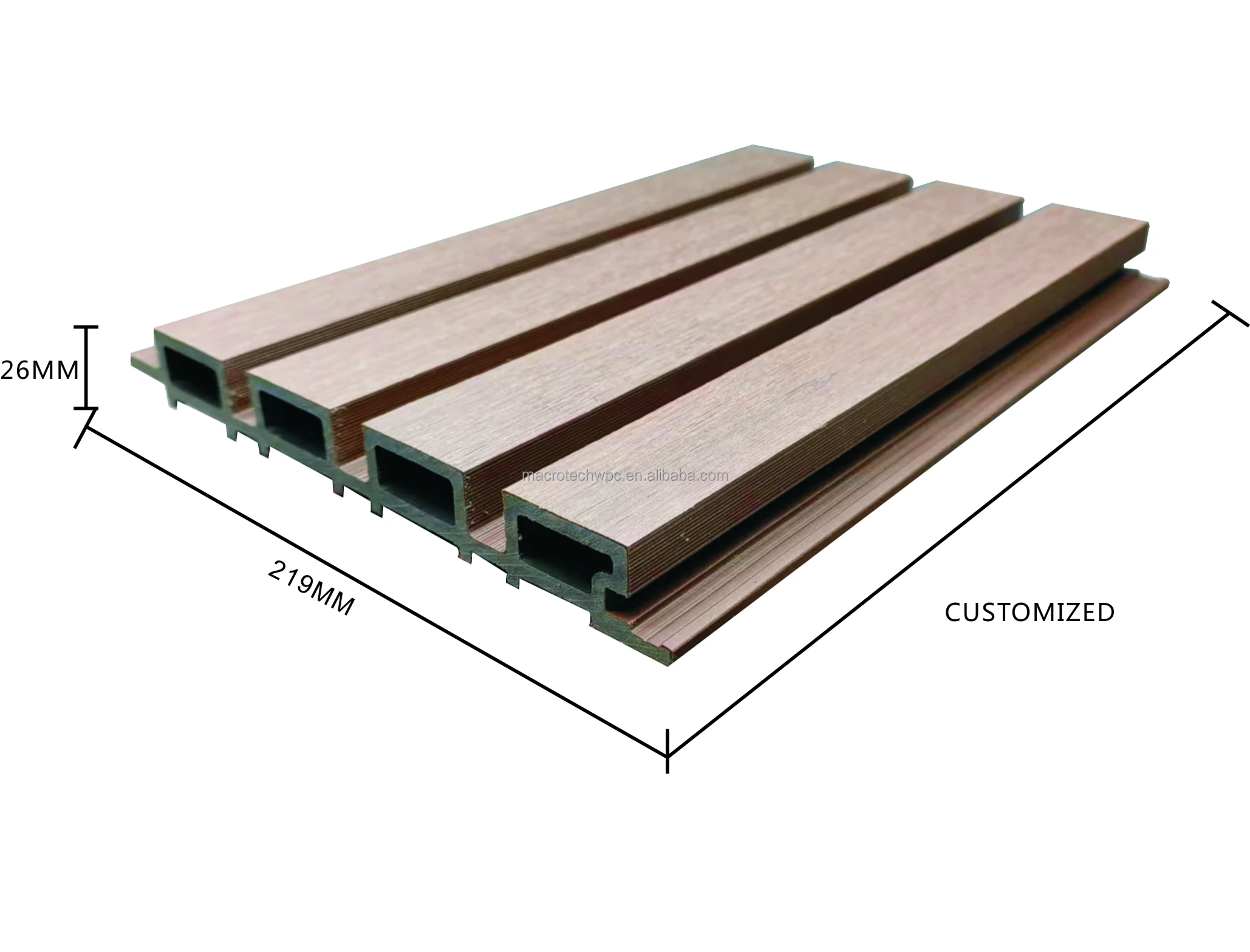 Outdoor Partition Wall Board - Durable WPC Cladding