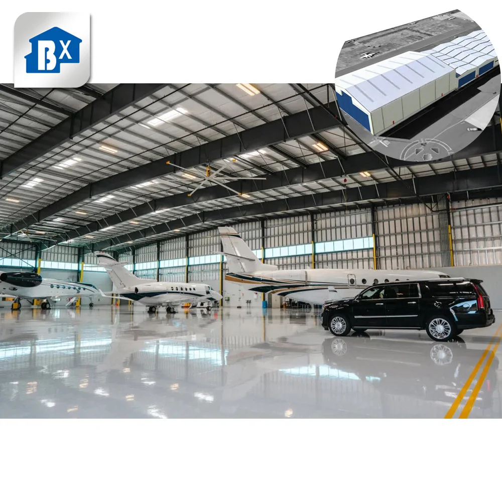 Hanger Warehouse For Airplane Project , Steel Structure Hangar ...