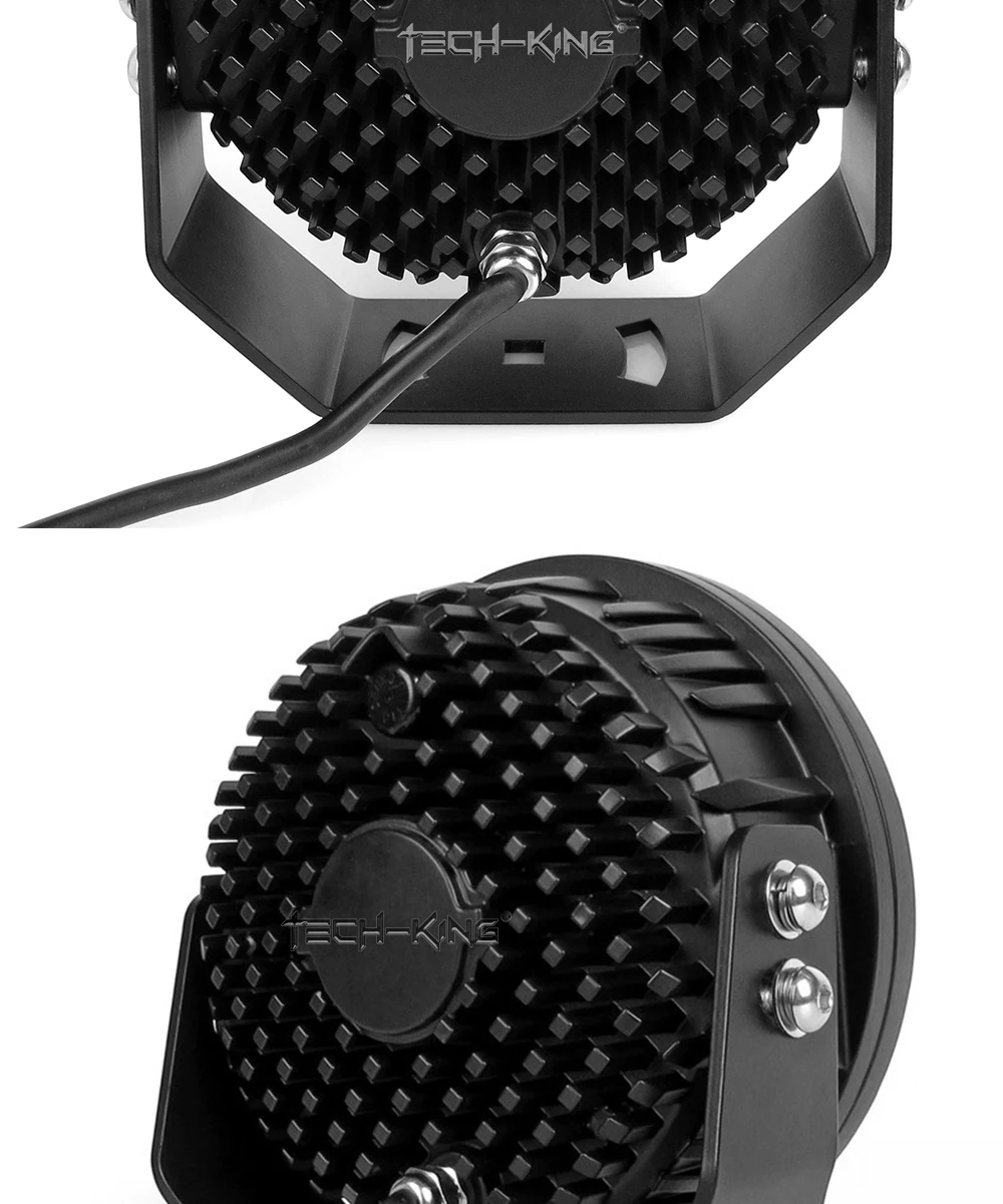 Tech-king 7-inch 12v24v Super Bright White Car Suv Atv Truck Boats Wrangler Led Laser Lens Work ...