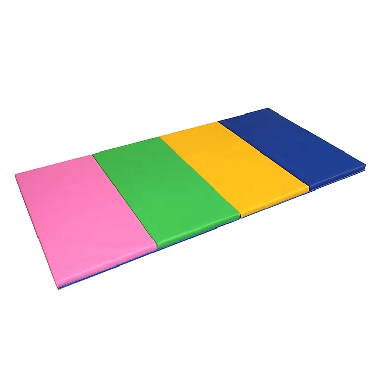 Custom wholesale foldable multi color gymnastics floor mat gym fitness ...