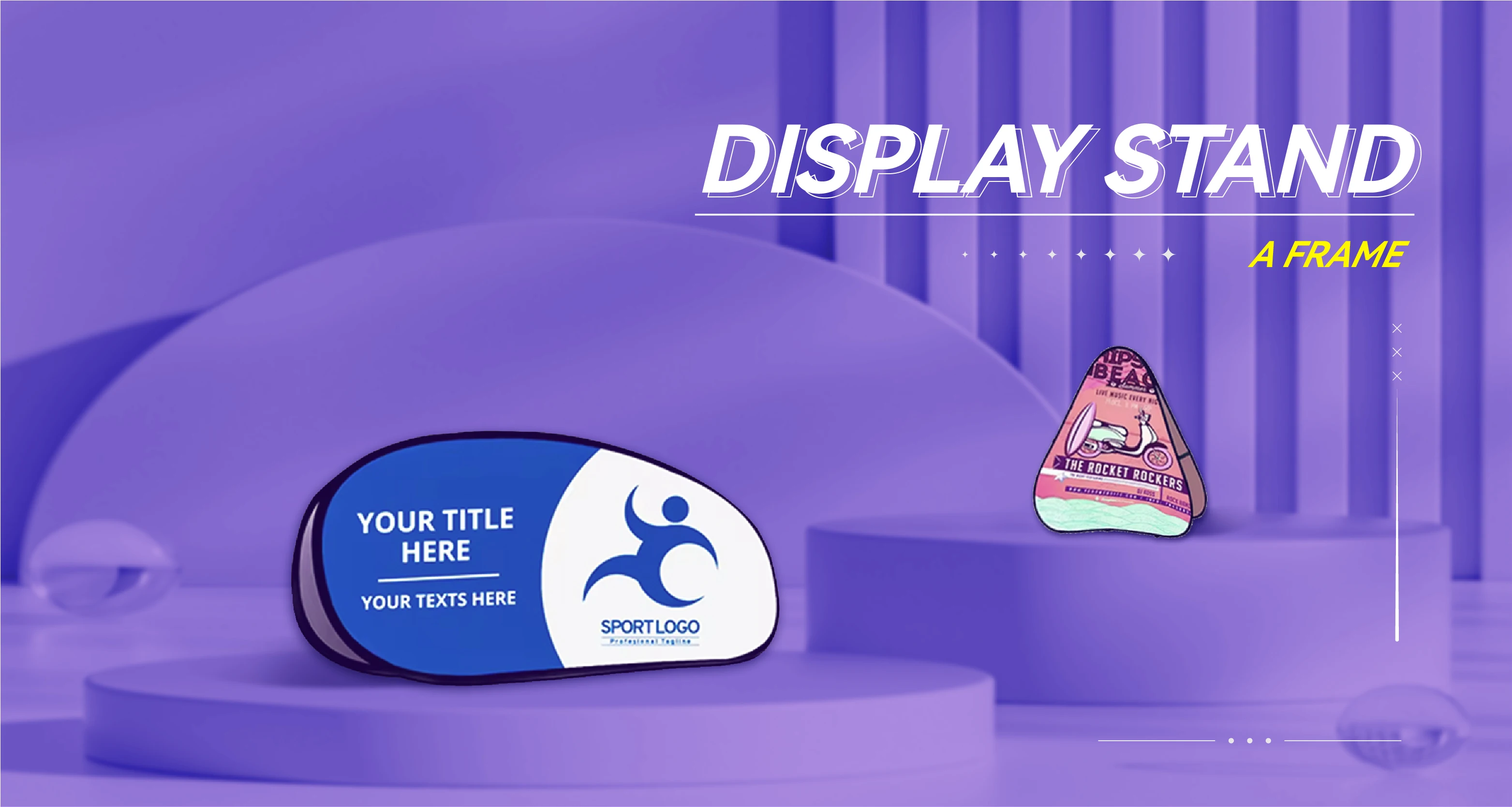 Wholesale Folding Custom Flag Advertising Bean Fabric Pop up Trade Show ...