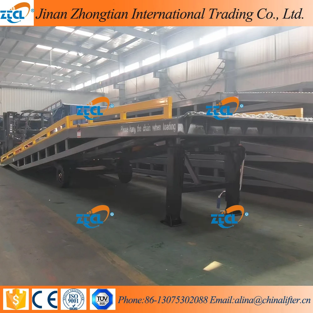 Mobile Loading Dock Forklift Ramp - Durable & Portable