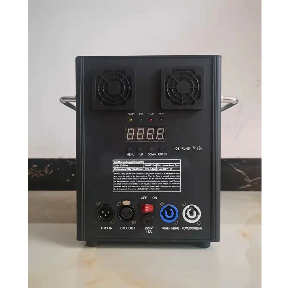 Electronic Cold Pyro Spark Fire Works Sparkler Machine Factory Dmx512 ...