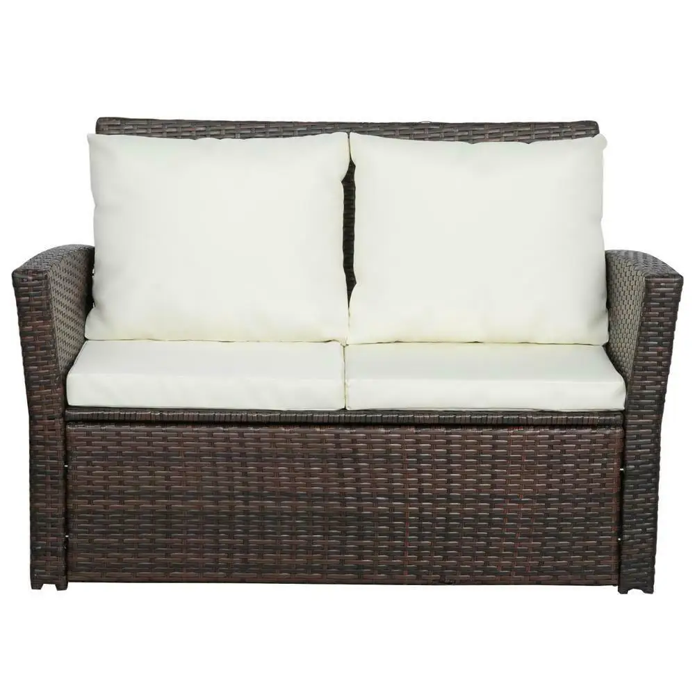 2-seater Rattan Garden Sofa Outdoor Furniture - Buy 2-seater Rattan ...