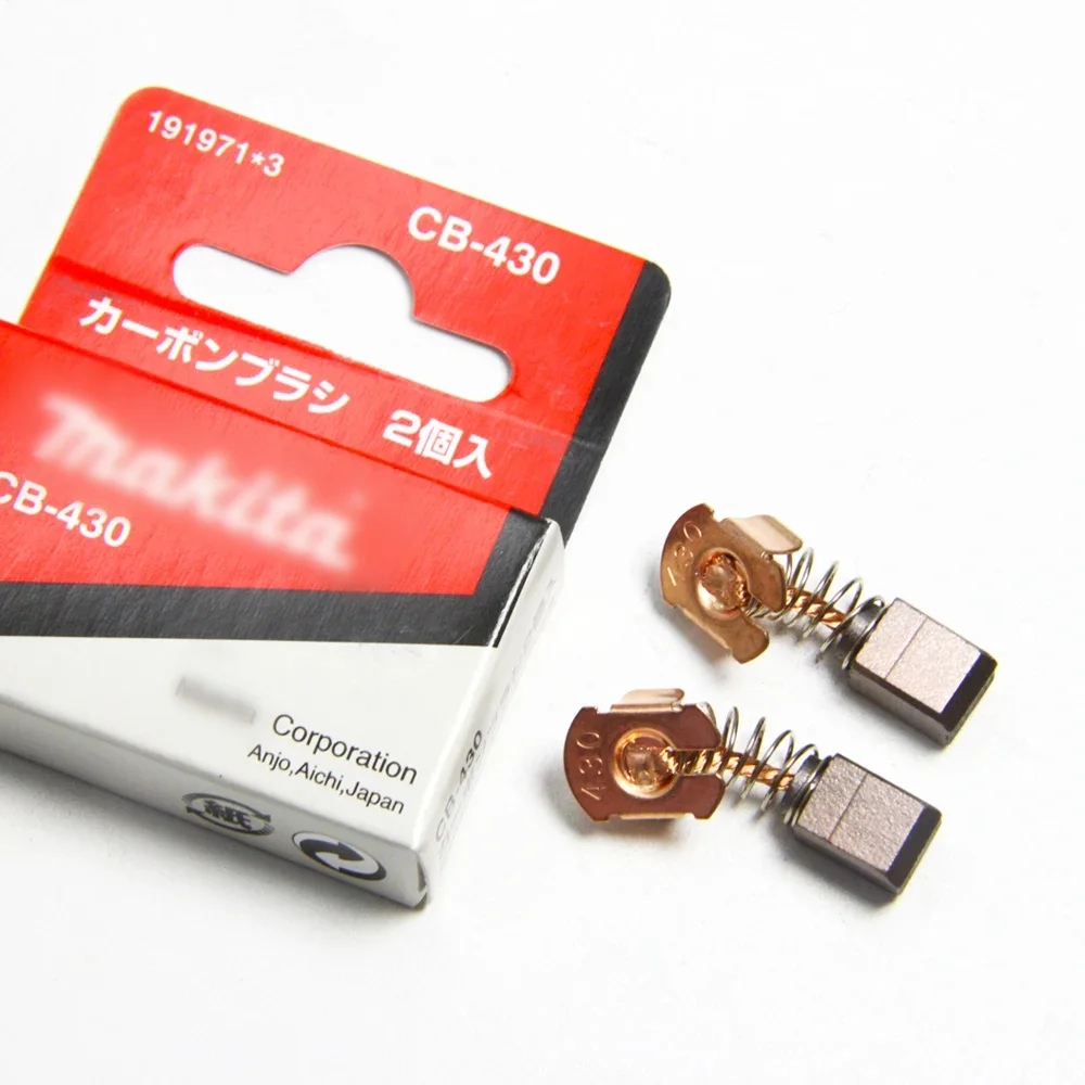 Cb430 Carbon Motor Brushes For Makitas 18v Lxt Angle Grinder Bhr200 ...