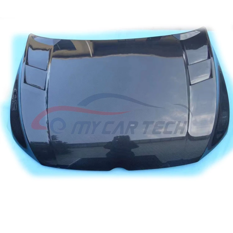For VW Golf 8 MK8 Carbon Fiber Hood Bonnet Car Engine Cover Bodykit ...