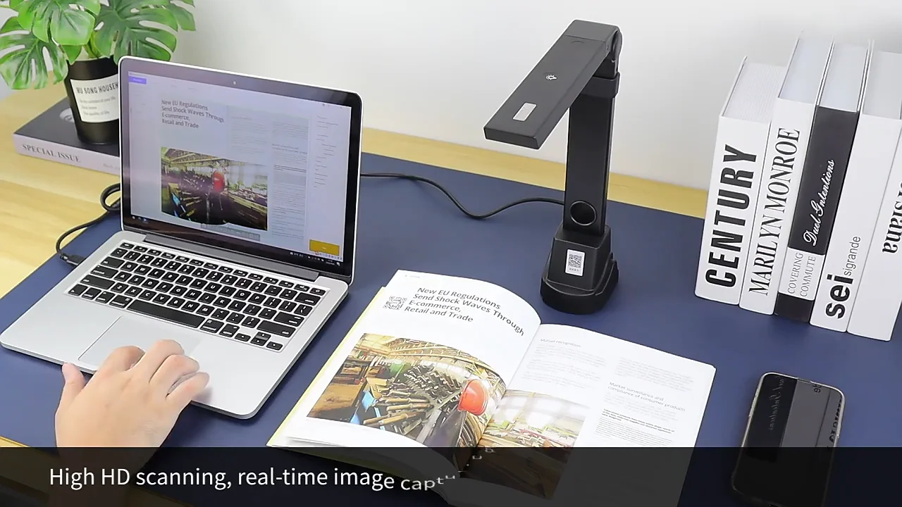 Portable Document Scanner Book Scanner With Adjustable Usb Book Image ...