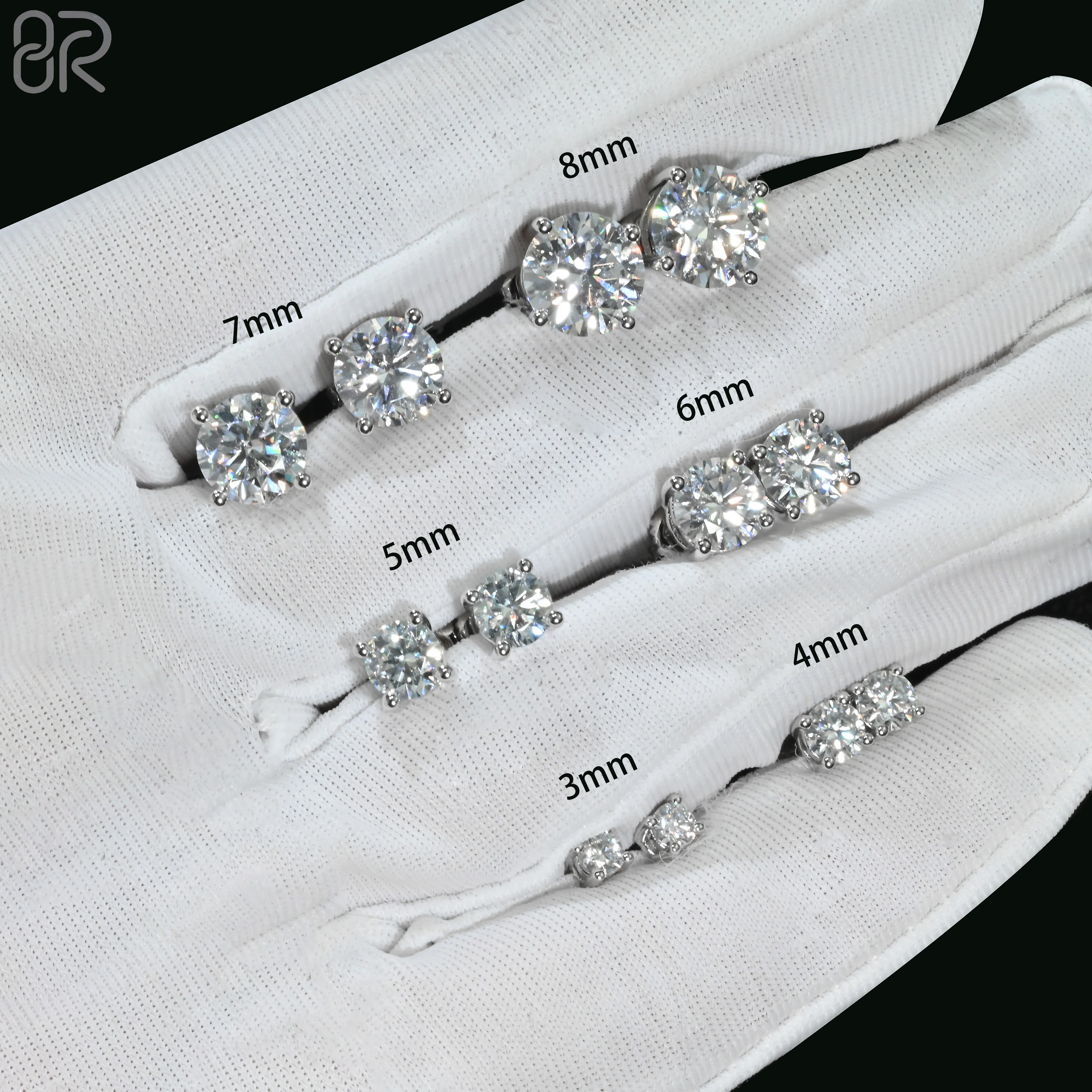 Wholesale VVS Diamond Earring Factory Price 10K 14K 18K