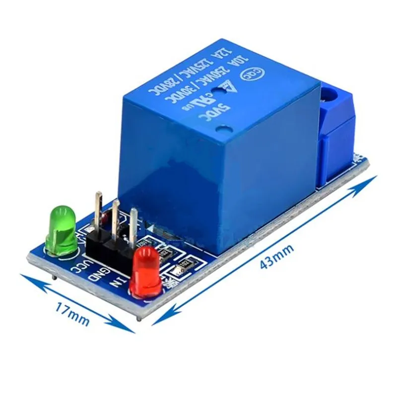 1 Channel Relay Module 5v Low-level Trigger High Level Relay Expansion ...
